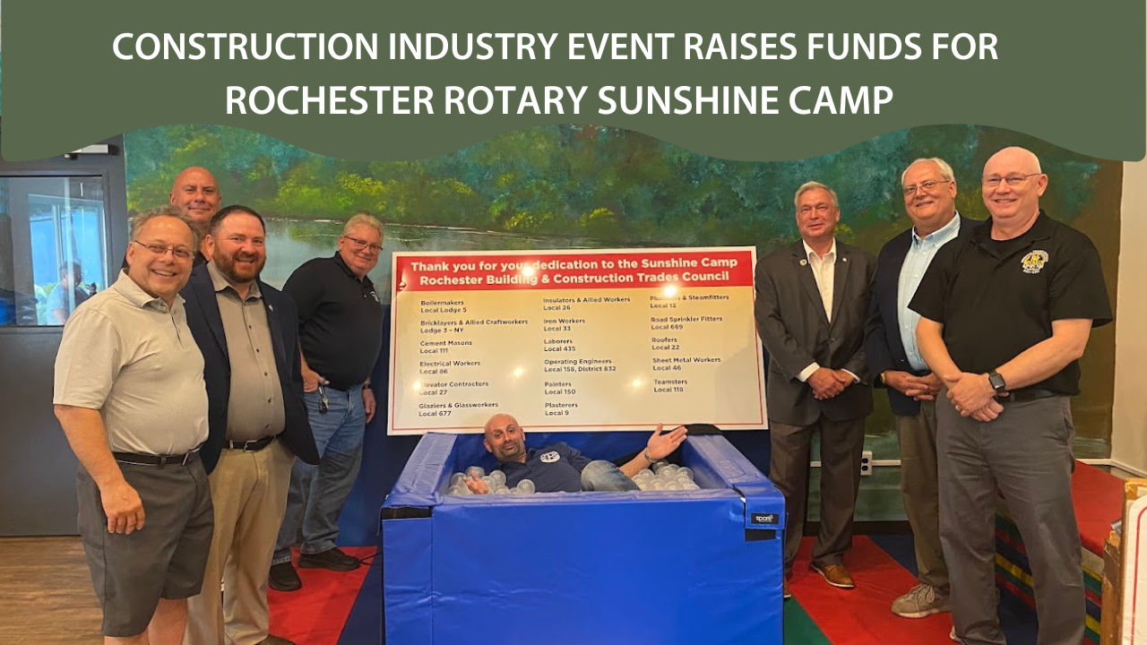Construction Industry Event Raises Funds for Rochester Rotary Sunshine ...